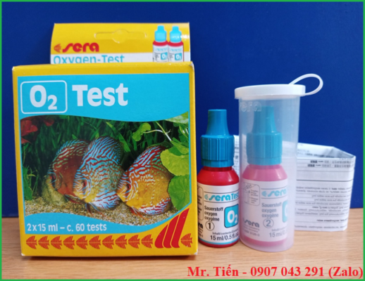Hộp test Oxy trong nước hãng Sera, Hộp test O2 Sera